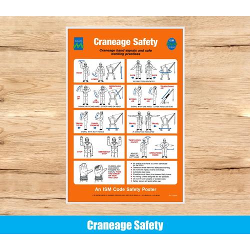 Jual Sticker Poster Imo Craneage Safety sign warning Surabaya poster ...