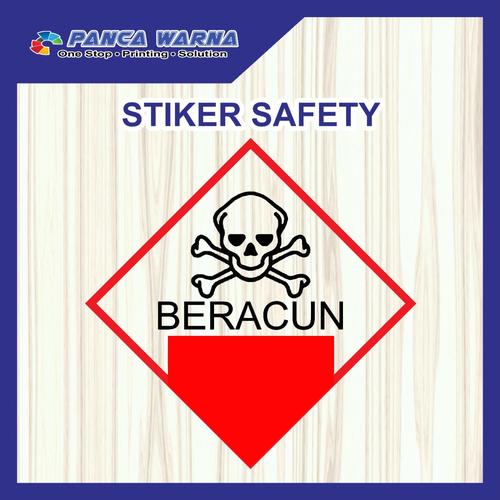 Jual Sticker Safety Sign / Sticker Waspada Beracun Label B3 - Kota ...