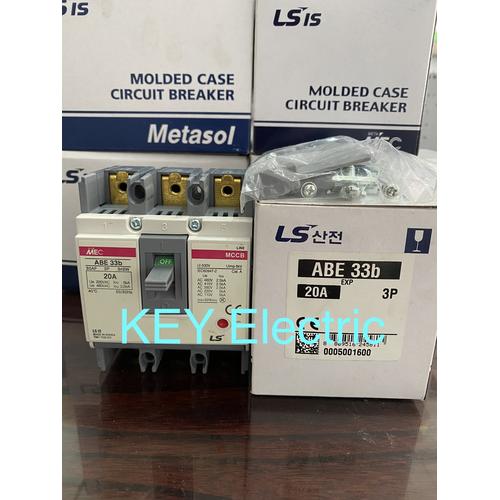 Jual MCCB ABE33b 3p 20A Metasol LS / Breaker 3p 20A - Kab. Deli Serdang - KEY electric | Tokopedia