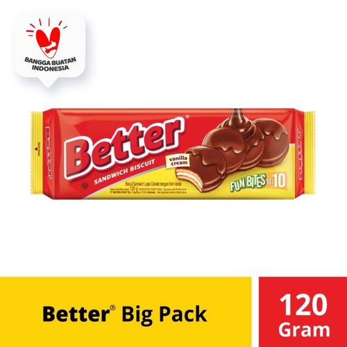 Jual Roma Better Fun Bites / Roma Better Sandwich / Biskuit Better 120 ...