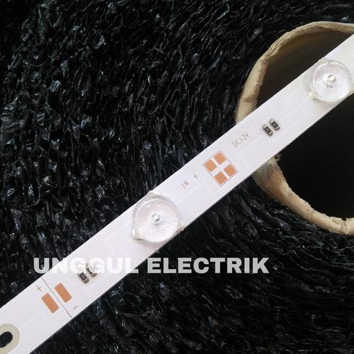 Jual Modul LED batangan plat 1 meter 12 volt mata bulat - warm white ...