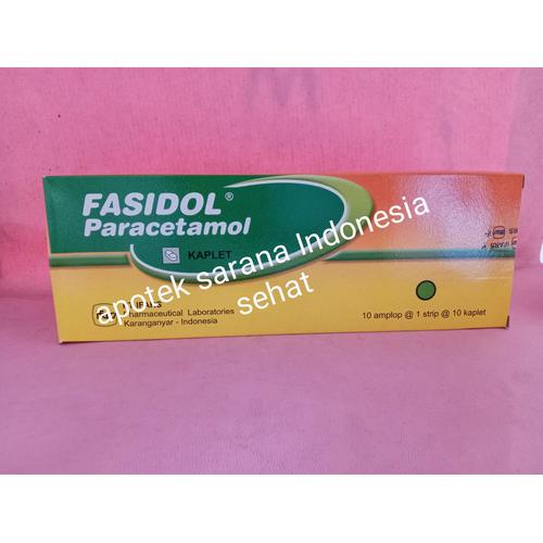 Jual Fasidol (paracetamol 500mg) tablet jual per BOX isi 10 strip ...