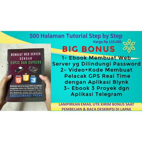 Jual Buku "MEMBUAT WEB SERVER DENGAN ESP32 DAN ESP8266"- 500 Hal - Arduino - Kab. Sidoarjo ...