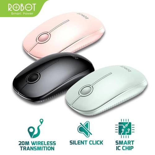 Jual MOUSE WIRELESS ROBOT M330 2.4GHz Silent Click Garansi 1 TAHUN ...