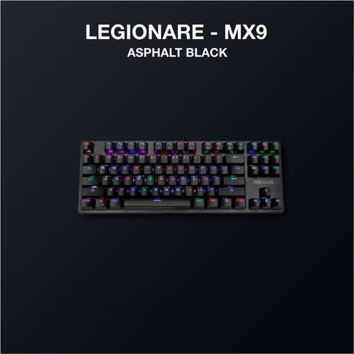 Jual Rexus Keyboard Gaming Mechanical Legionare MX9 TKL RGB - Hitam ...
