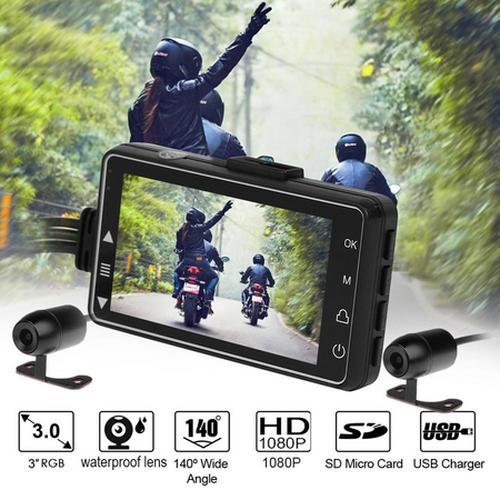 Jual Kamera Perekam Video DVR Depan + Belakang 1080P untuk Motor ...