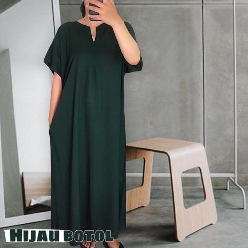 Jual daster polos busui rayon premium - Hijau botol - Kota Tasikmalaya ...
