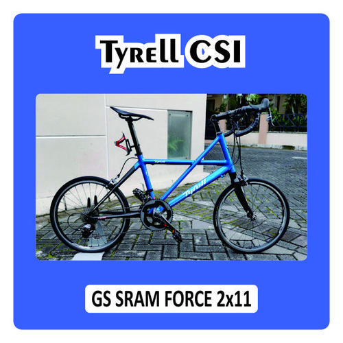 Jual Sepeda Tyrell CSI Grupset Sram Force 2 x 11 Hub DT Swiss Carbon Mini - Kab. Sleman ...