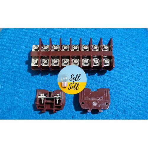 Jual Terminal Block TR30 Cokelat / Terminal TR 30 Model Kasuga 600V 50A ...