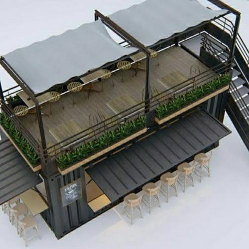 Jual Cafe kontainer custom design ukuran #210 - Kab. Bandung - C ...