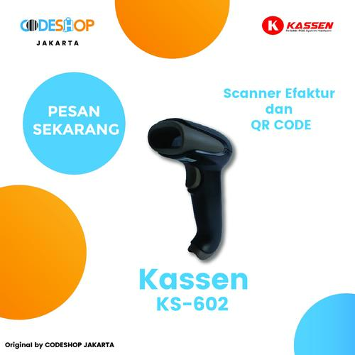 Jual SCANNER 2D KASSEN KS-602 IMAGER AREA MODEL PISTOL QR CODE USB PORT ...