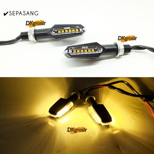 Jual Lampu Sein mini LED 2 sisi Sen Motor Universal Kedip Kuning - Jakarta Pusat - HyperBeam ...
