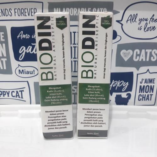 Jual Biodine Spray 20ml Antiseptik Jamur Kulit Luka Scabies - Kota ...