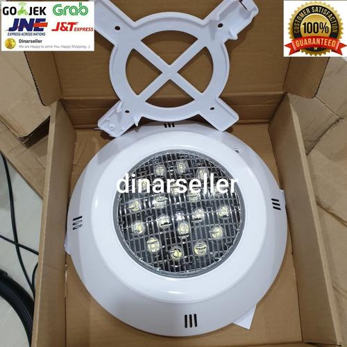 Jual LAMPU KOLAM RENANG LED UNDERWATER 18 WATT 18 MATA SWIMMING POOL ...
