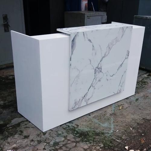 Jual Meja Resepsionis Meja Counter Meja Front Office FURNITURE CUSTOM ...