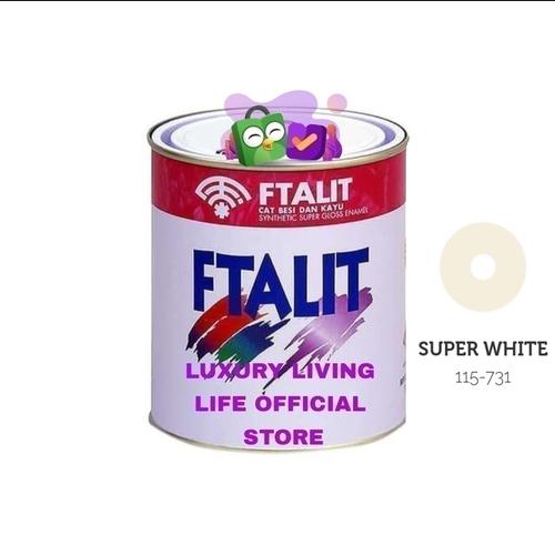 Jual Cat Minyak FTALIT 731 Super White 1kg Cat kayu besi solvent kilap ...