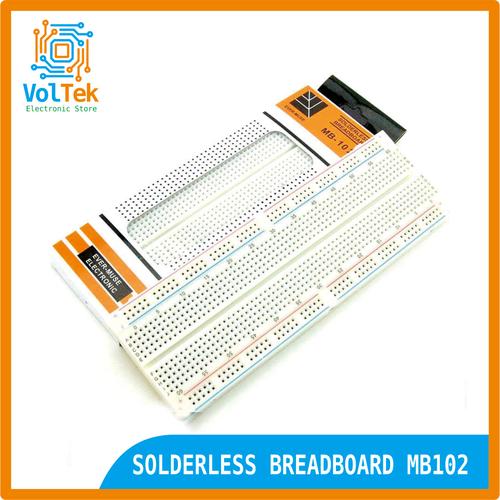 Jual SOLDERLESS BREADBOARD MB102 - PCB BREAD BOARD PROJECT 830 TITIK POINT - Kab. Banggai ...