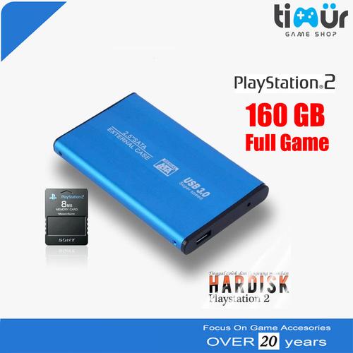 Jual Harddisk Hardisk Eksternal PS2 Support Semua PS2 Full Game 160GB ...
