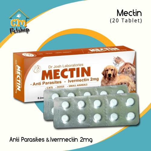 Jual MECTIN Obat Anti Parasit Hewan 1 box isi 20 tablet - Jakarta Barat ...