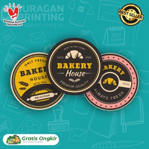 Promo Stiker Label Bulat, Stiker Label Murah - 5 cm - Kota Semarang ...
