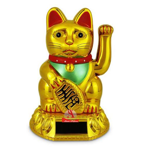 Jual pajangan kucing hoki solar tenanga surya kucing hoki /kucing ...