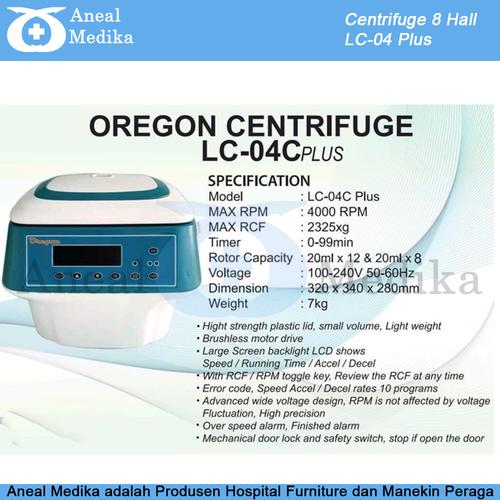 Jual Centrifuge 8 Hall ( Lubang ) LC-04C Plus Oregon - Centrifuse 8 Lubang - Kota Tangerang ...