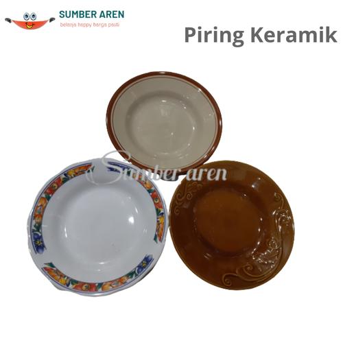 Jual Piring Makan Piring Keramik Piring Lucky 1 Lusin Murah - Piring ...