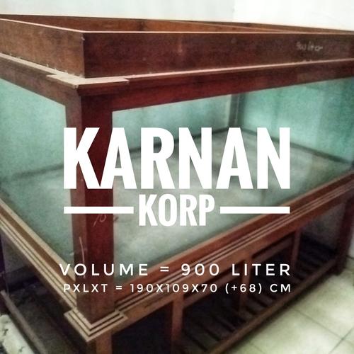 Jual aquarium akuarium besar kayu jati minimalis fungsi baik bekas ...