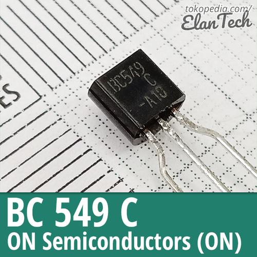Jual BC549 Original On Semi BC549C BC 549 Bipolar NPN Transistor ...