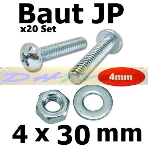 Jual x20 Set Baut Mur Ring M4 x 30mm ( JP 4x30) 4x30 4x30mm - Jakarta Barat - DH Tronic | Tokopedia