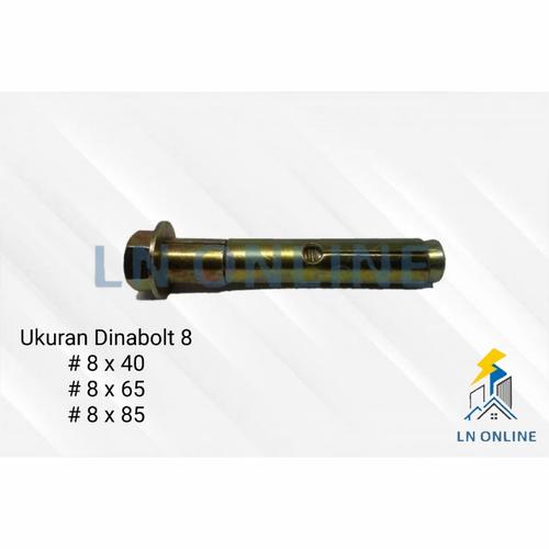 Jual Baut Dinabolt 8 Ukuran Di Varian / Dynabolt 8 Ukuran Pendek ...