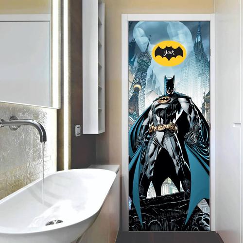Jual Stiker Pintu Kamar Tidur Dan Kamar Mandi Motive Batman Hero - Kab ...