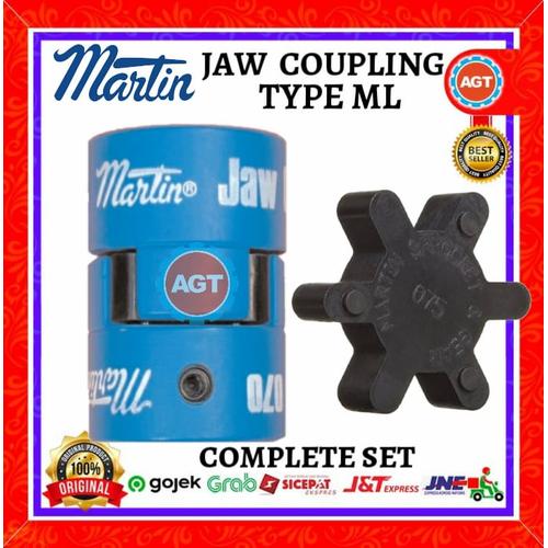 Jual MARTIN JAW COUPLING ML100 MAX BORE 35mm MAT CAST IRON WITH RUBBER ...