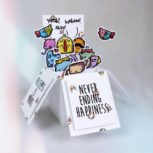 Jual The King Pop Up Card Box Kartu Ucapan Ulang Tahun Lucu Unik ...