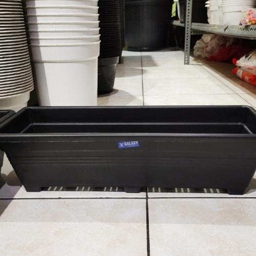 Jual Pot Persegi panjang S hitam . Bahan plastik bagus - Jakarta Utara ...