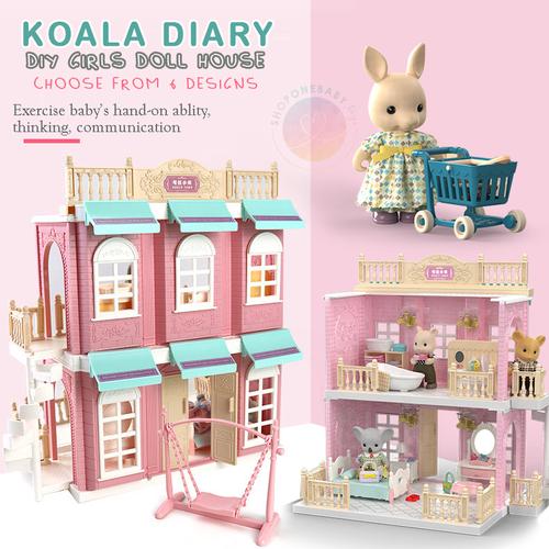 Jual JKT Sylvanian Koala Diary Dollhouse Toys Kado Mainan Rumah Boneka ...