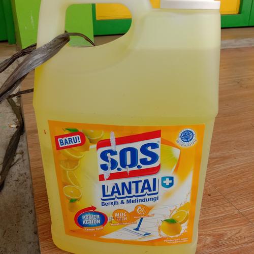 Jual PEWANGI LANTAI SOS 4 LITER ATAU PEMBERSIH LANTAI SOS 4 LITER ...