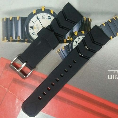 Jual Strap rubber silicon diver model seiko monster 22mm black - Kota ...