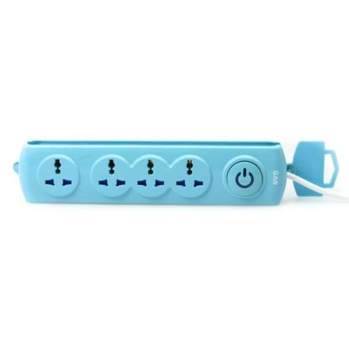 Jual Gao Stop Kontak Universal 4 Socket - Biru - Biru - Kab. Bekasi ...