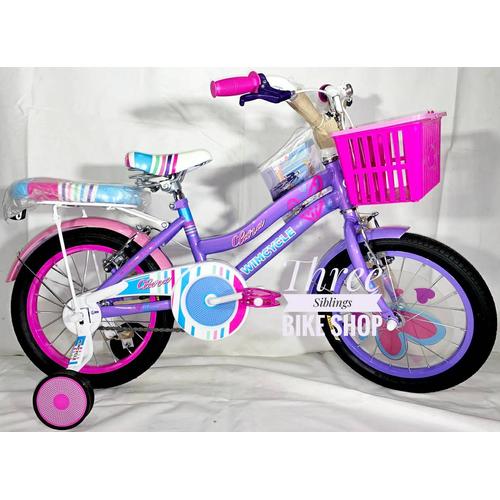 Jual SEPEDA MINI ANAK PEREMPUAN WIMCYCLE CLARA 16 INCH WARNA PURPLE ...