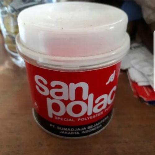 Jual SanPolac Dempul Besi 250 Gram Polymer Plastic Plastik San Polac ...