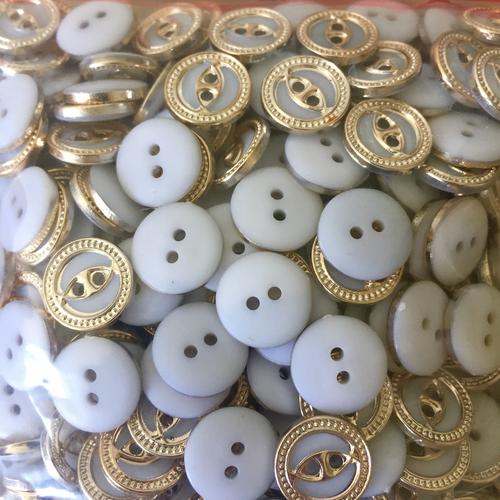 Jual Kancing baju abs gold mata ukuran 20L/13mm/isi 100 pcs - Jakarta ...