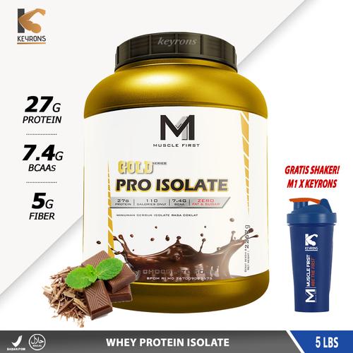 Jual MUSCLE FIRST WHEY PROTEIN ISOLATE 5 LB M1 WHEY 5LBS M1 ISOLATE 5 ...