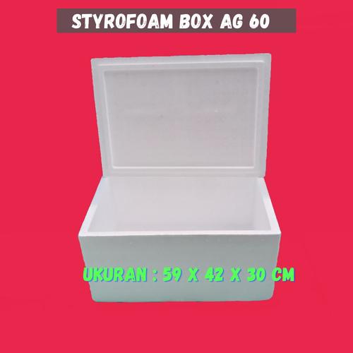 Jual STYROFOAM BOX 60 / AG 60 POLOS UKURAN 59 x 42 x 30 cm - Kota ...