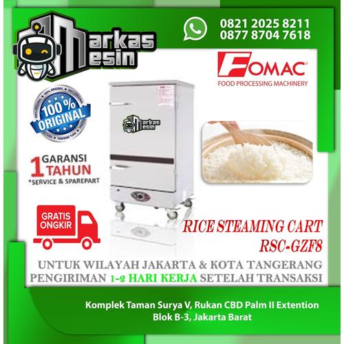 Jual Mesin Penanak Nasi / Gas Cooker & Rice Steaming Cart FOMAC RSC-GZF8 - Jakarta Barat ...