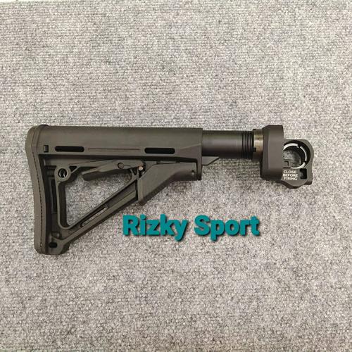 Jual Popor Lipat satu set Folding Engsel As tube GBB popor CTR M4 Impor ...