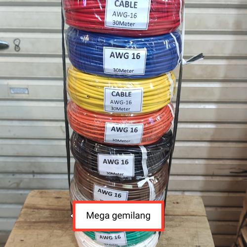 Jual kabel AWG 16 -1 Roll 30 meter - Jakarta Barat - Mega Gemilang Jaya | Tokopedia