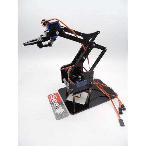Jual robot arm acrylic Diy arm akrilik kit rangka lengan for Arduino 4 ...