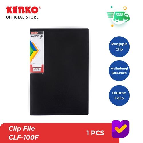 Jual KENKO CLIP FILE / FILE CLIP / MAP CLIP CLF-100F - Kuning - Jakarta ...