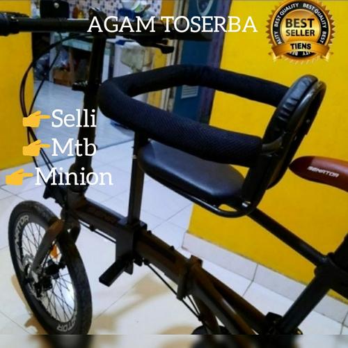 Jual boncengan sepeda lipat/ boncengan anak depan sepeda lipat ...